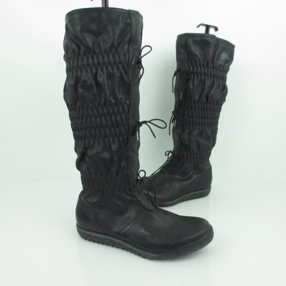 Sorel | Shoes | Sorel Womens Firenzy Original Tall Leather Boots Black ...
